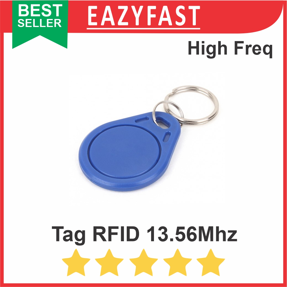 RFID Keychain Tags Gantungan Kunci 13.56 MHz Proximity Keytag Tag ...