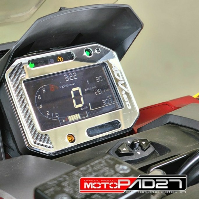 Garnish spidometer dan antigores ADV 160 bahan akrilic premium | Lazada ...