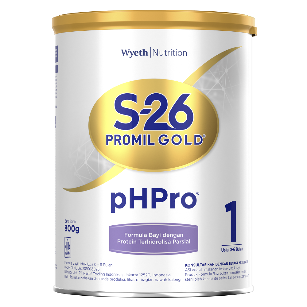 S-26 Promil GOLD pHPro Tahap 1 Susu Formula Usia 0-6 Bulan, Kaleng 800g | Lazada Indonesia