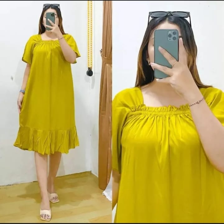 Daster Laura dress fuji Viral Homedress Kekinian wanita daster wanita ...