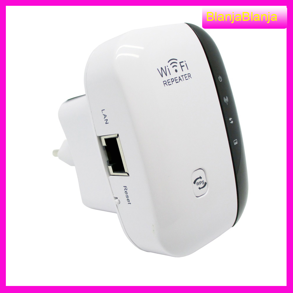 WiFi Wireless Penguat Sinyal Router Repeater 300Mbps Putih BL22 ...