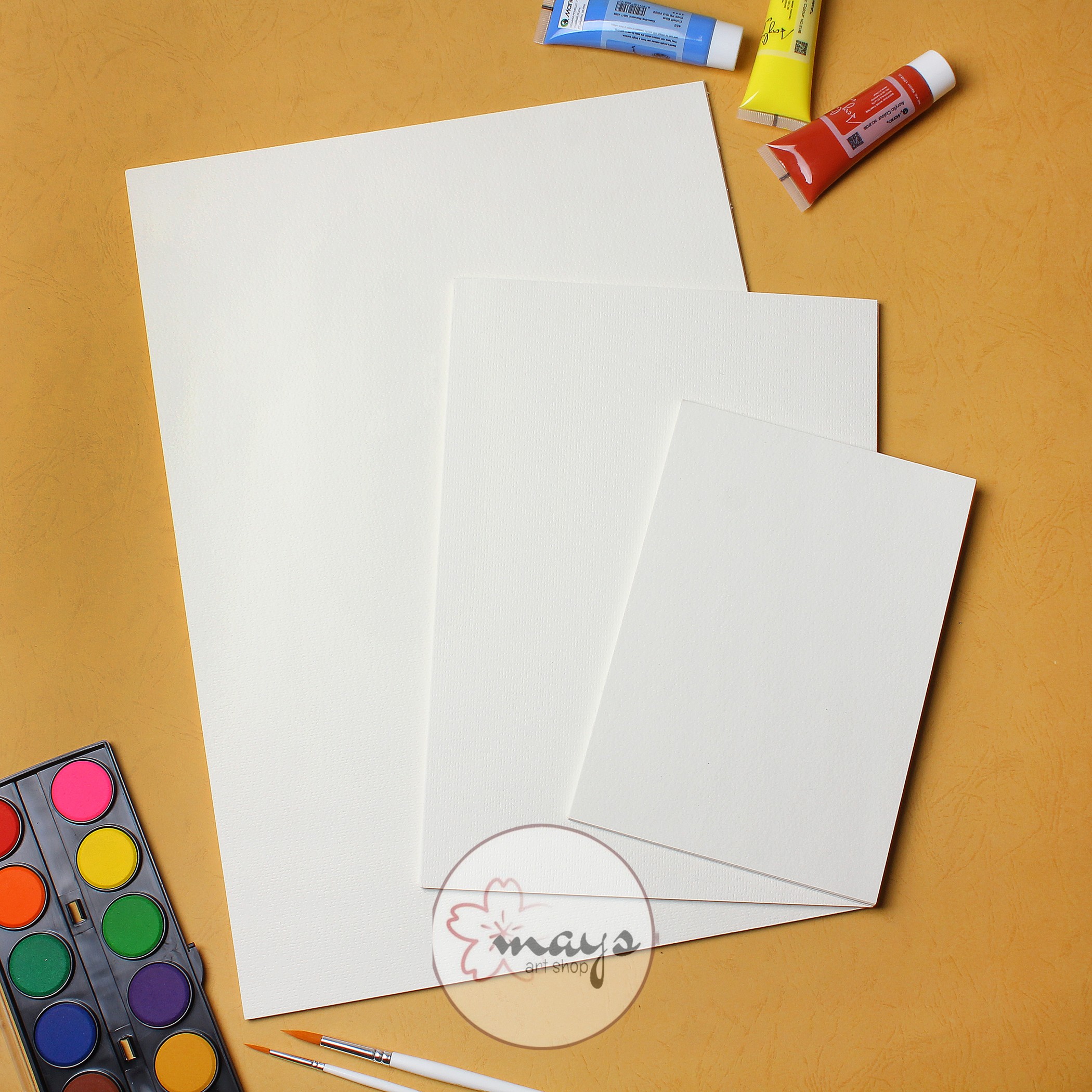 [10 Pcs] Watercolor Painting Paper 1 Pak 300 gsm / Kertas Lukis Cat Air ...