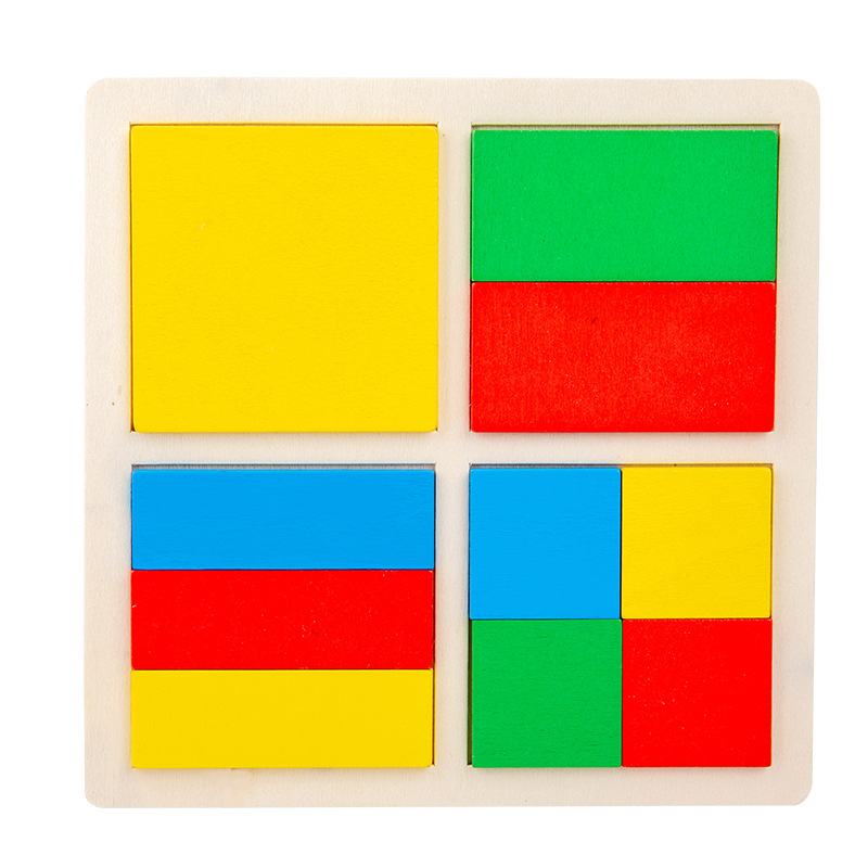 Rainbow Geometric Shape Puzzle Board | Papan Puzzle Bentuk Geometri ...
