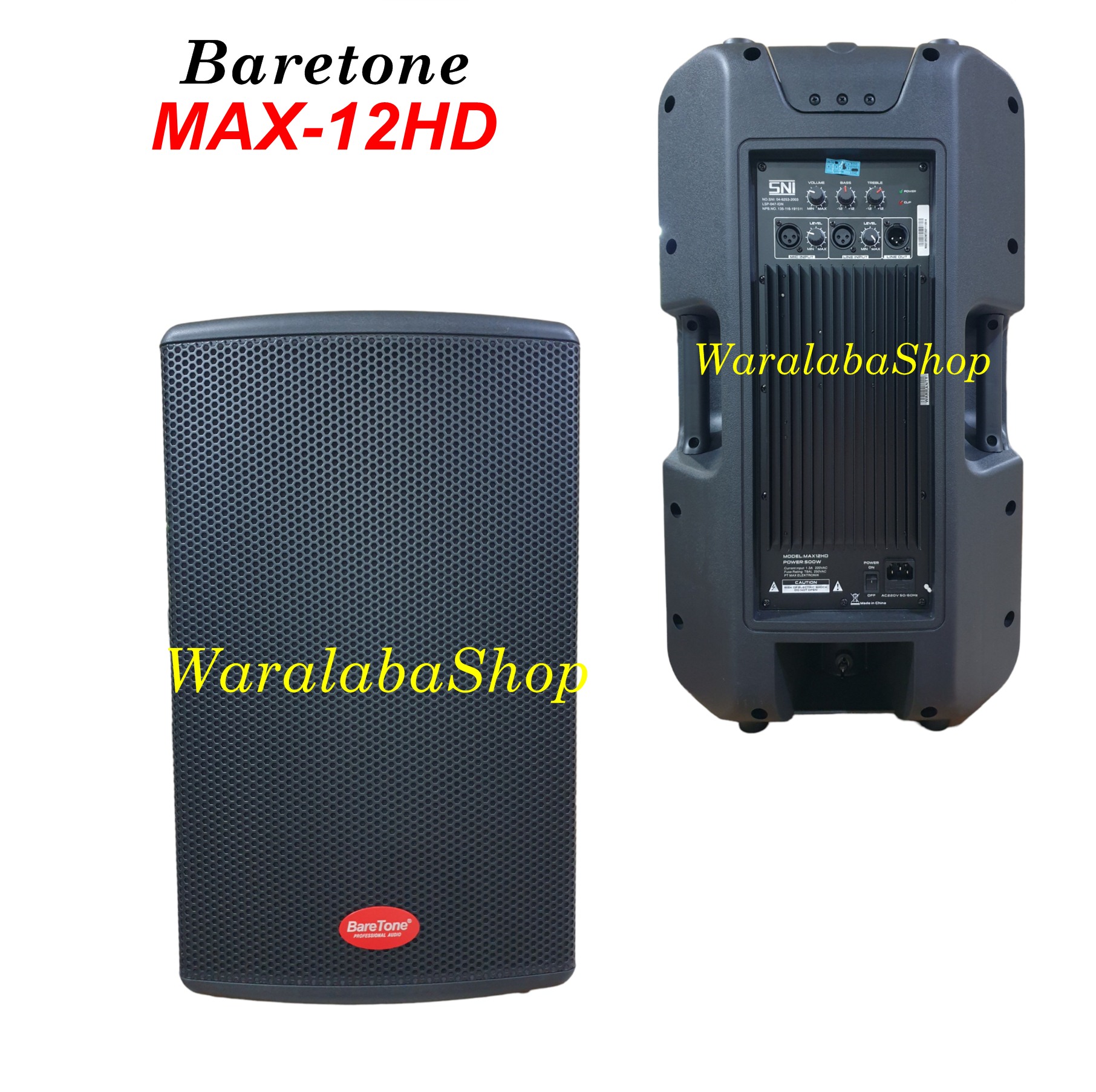 SPEAKER AKTIVE BARETONE MAX-12HD SPEAKER ACTIVE 12 INCH | Lazada Indonesia