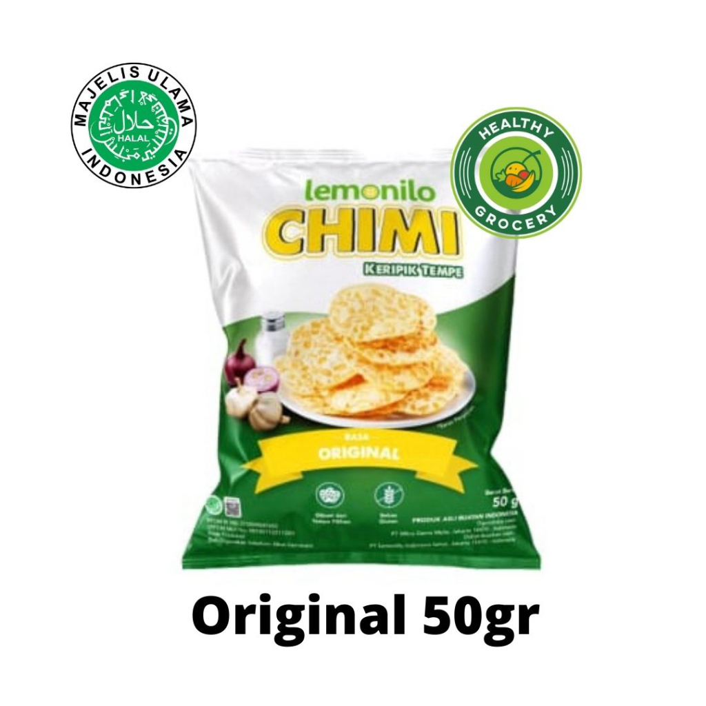 Lemonilo Chimi Keripik Tempe Rasa Original 50gr | Lazada Indonesia