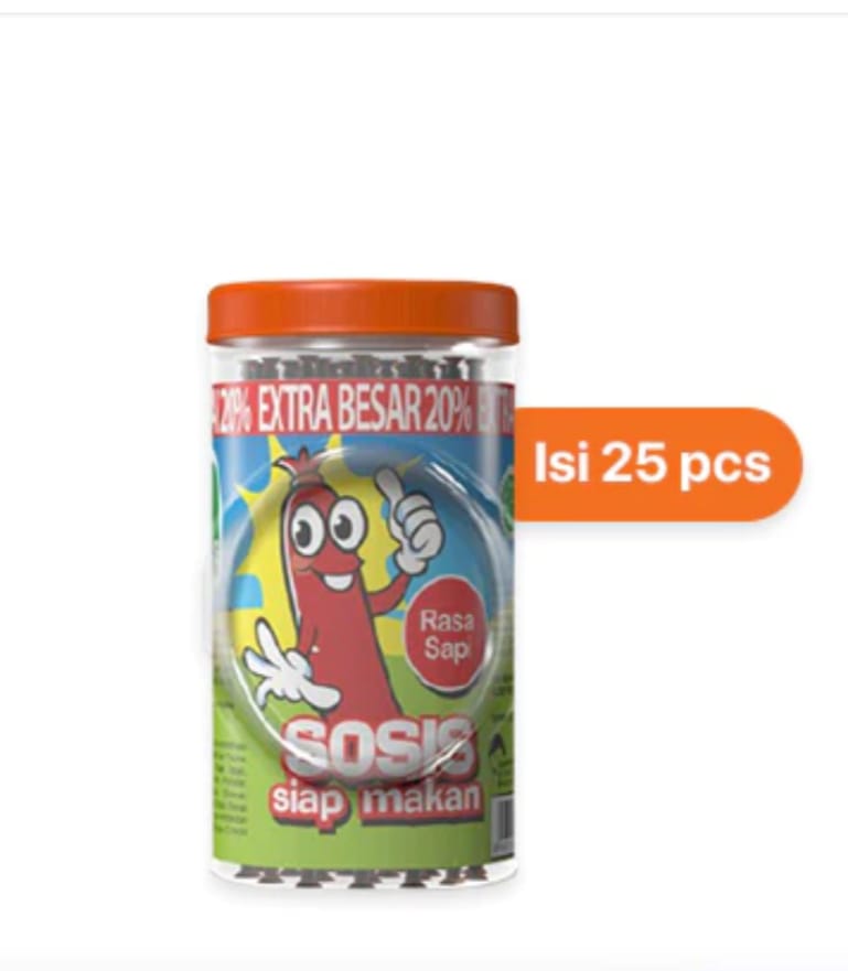 Sosis sonice Siap makan 1 Toples isi 25 pcs/ cod | Lazada Indonesia
