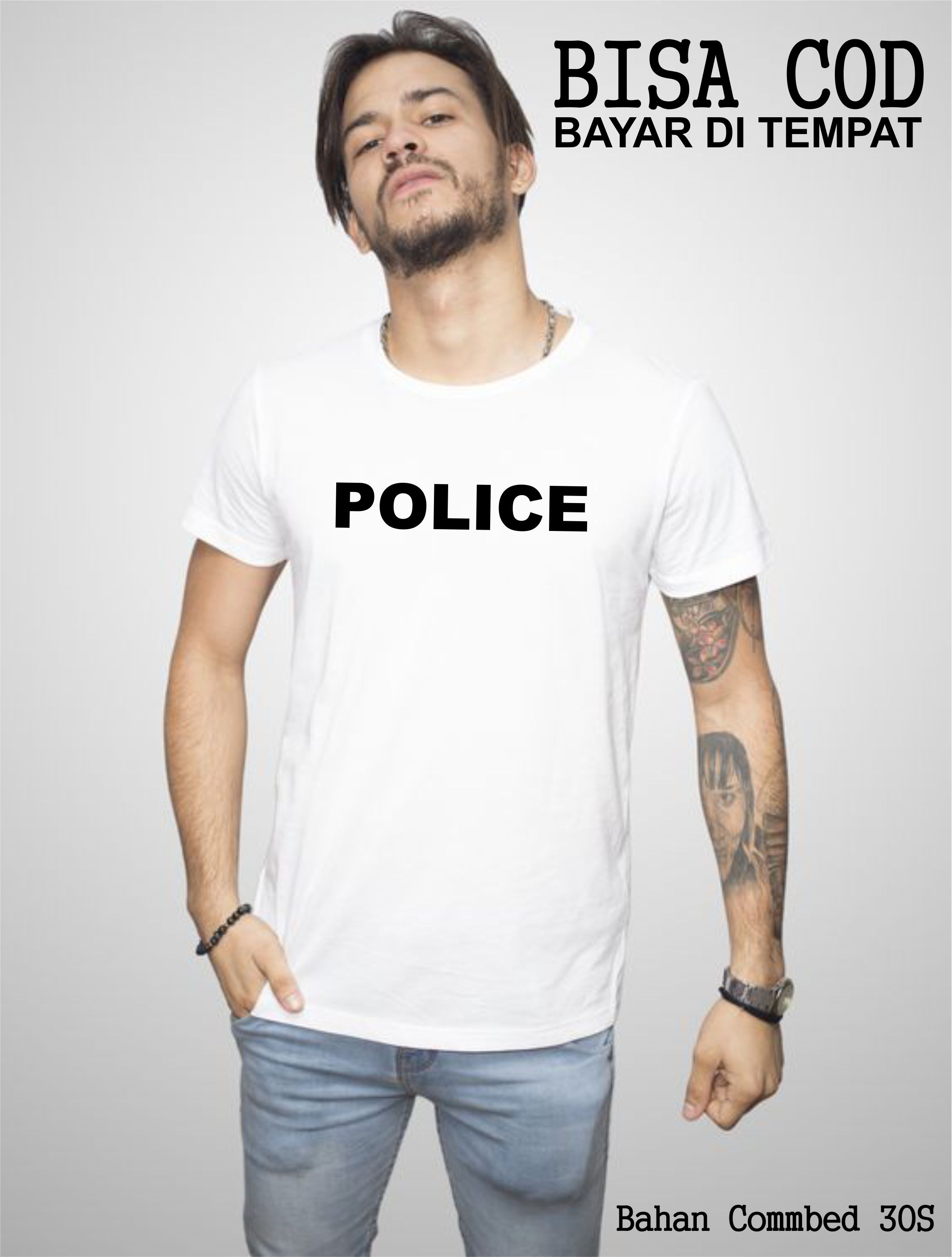 GRAND COLLECTION - KAOS CASUAL POLICE | Lazada Indonesia