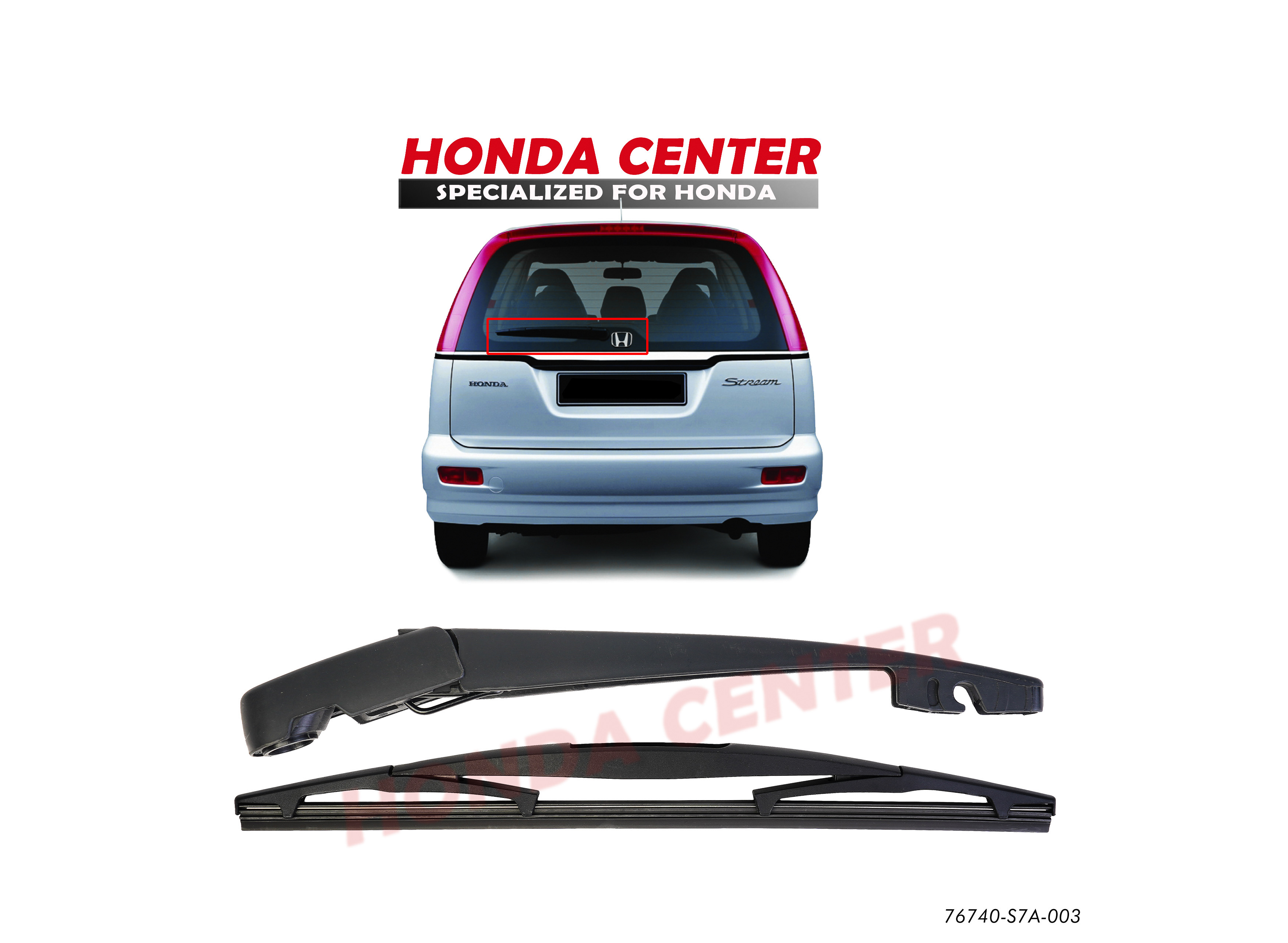 WIPER BELAKANG REAR WIPER HONDA STREAM | Lazada Indonesia