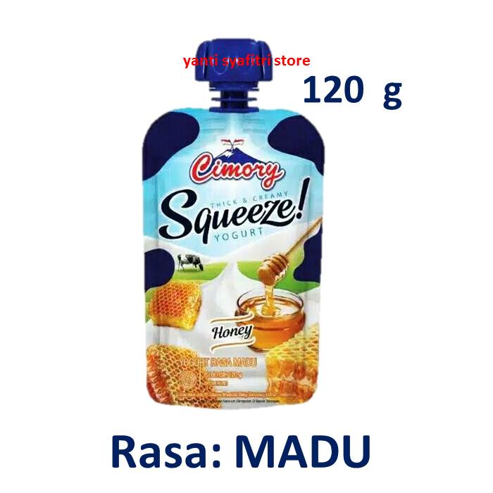 CIMORY SQUEEZE thick & creamy yogurt 120 gr 3 varian rasa | Lazada ...