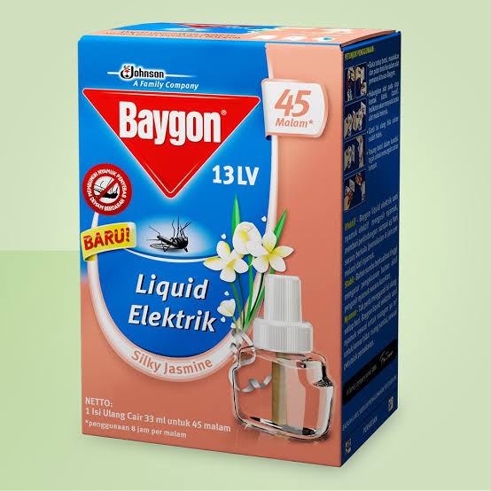 BAYGON LIQUID ELEKTRIK SILKY JASMINE REFIL 33ml | Lazada Indonesia