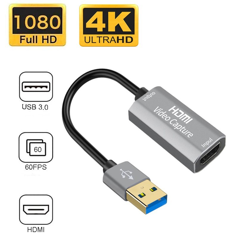 Video Capture Card HDMI to USB 3.0 Full HD 1080P 4K Hdmi Capture Cable ...