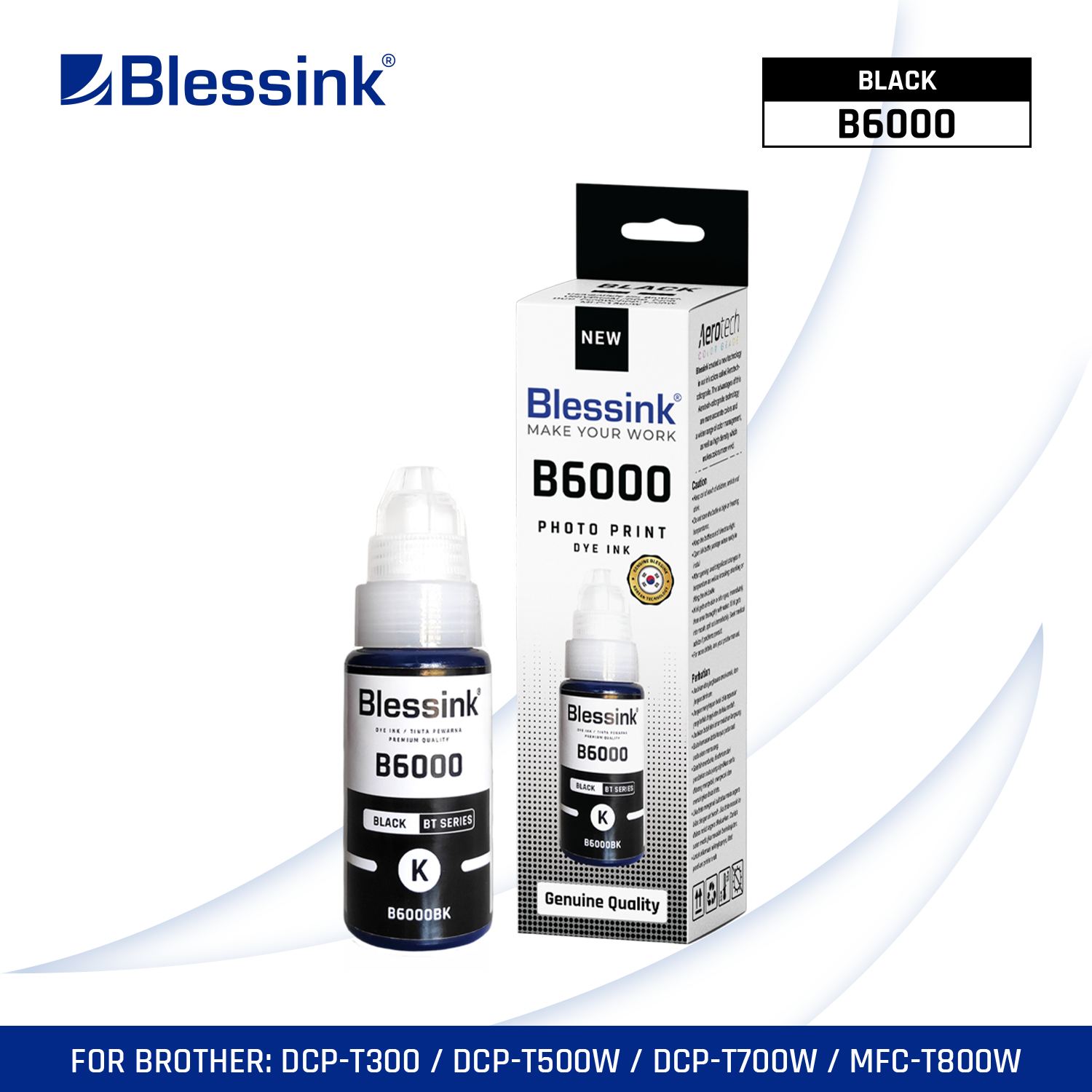 BLESSINK Tinta Refill Brother BT5000 BT6000 High Quality For Printer Brother | Lazada Indonesia