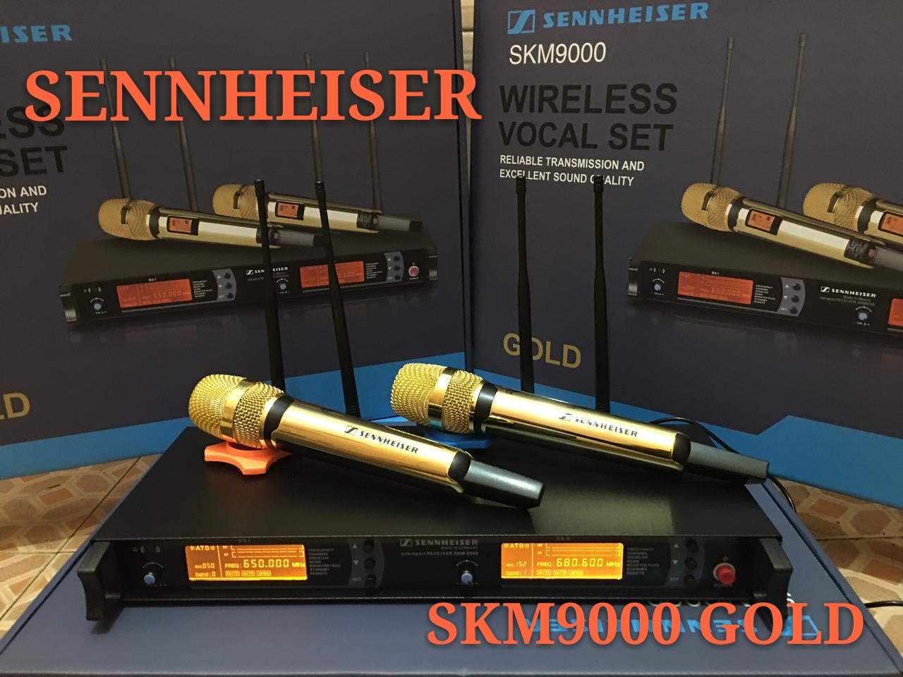 Mic wireless SENNHEISER SKM9000. / SKM 9000 GOLD EDITION NEW | Lazada ...