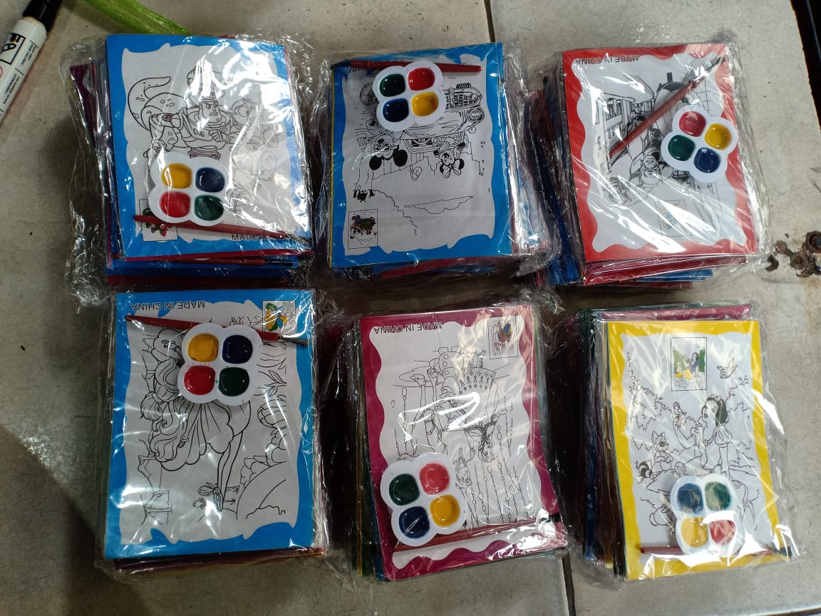 20 buku mewarnai cat air kecil i grosir cat mewarnai grosir | Lazada ...