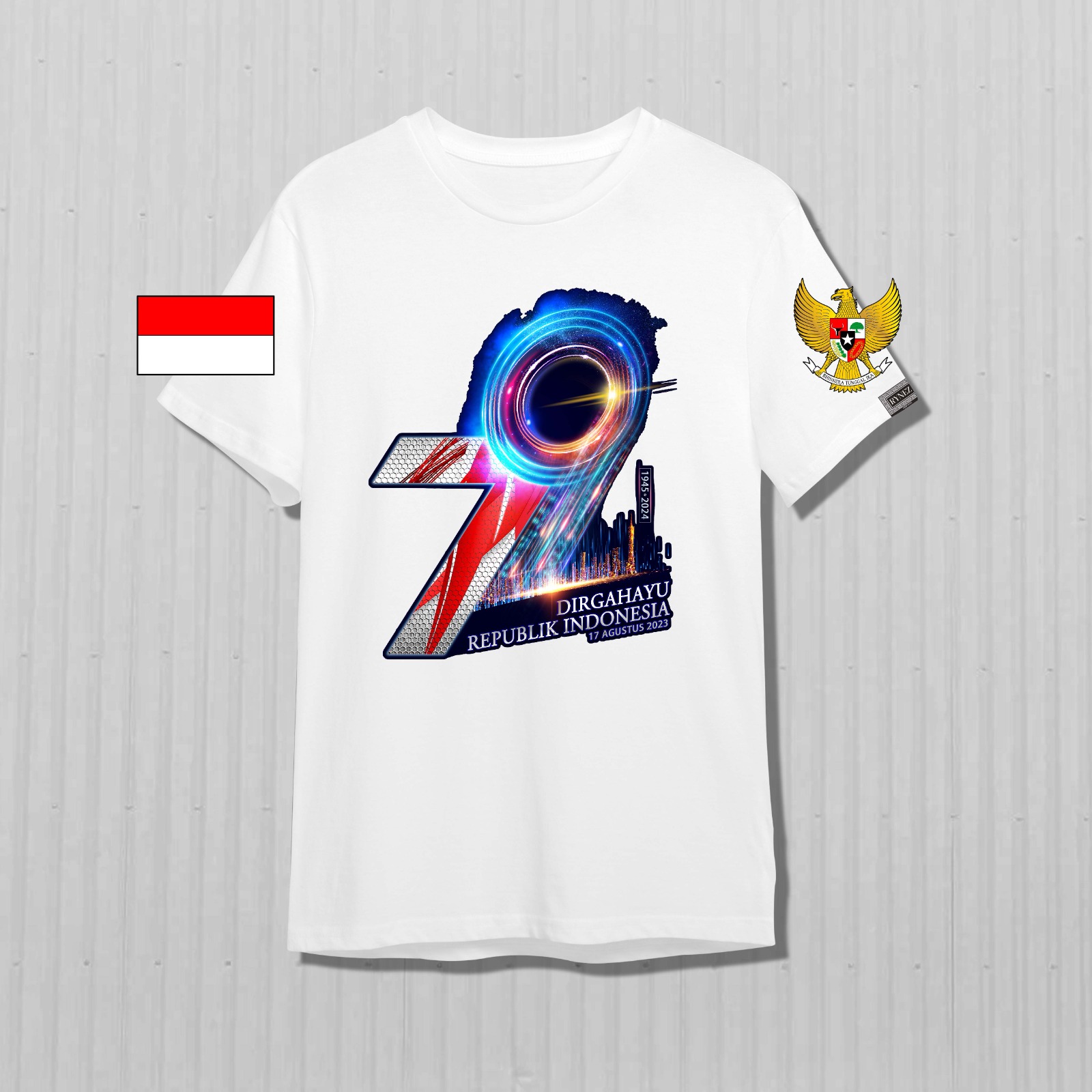 Rynez Kaos 24s Dirgahayu Republik Indonesia 79th Karnaval Merdeka 17 ...