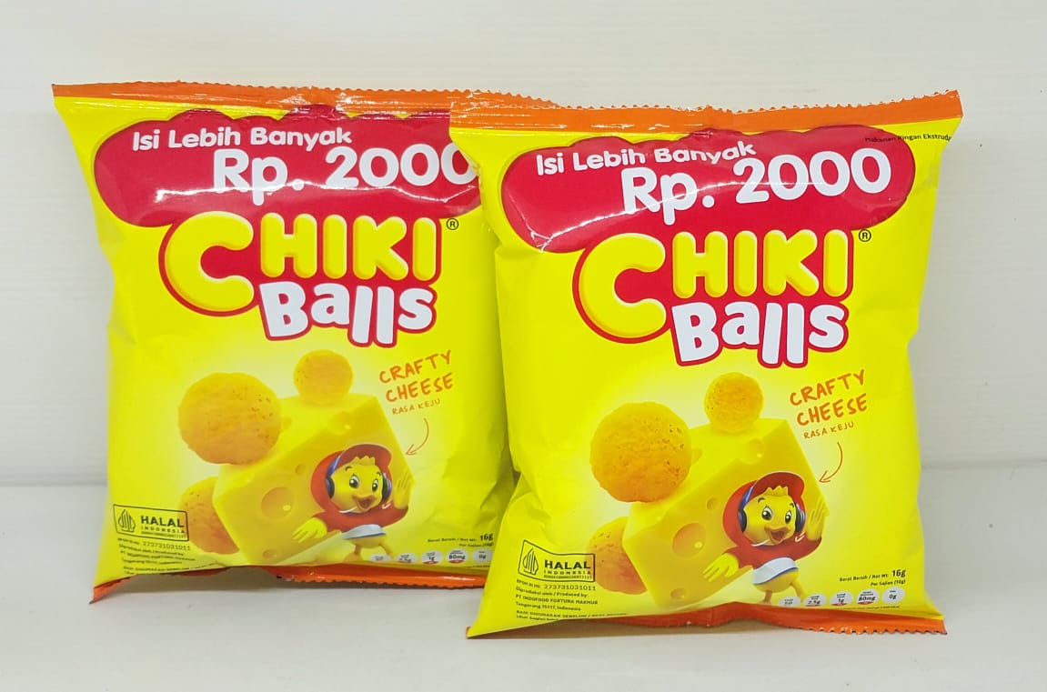 Chiki Balls dan Chiki Net 2000 Rencengan Isi 10 Varian Keju, Coklat ...