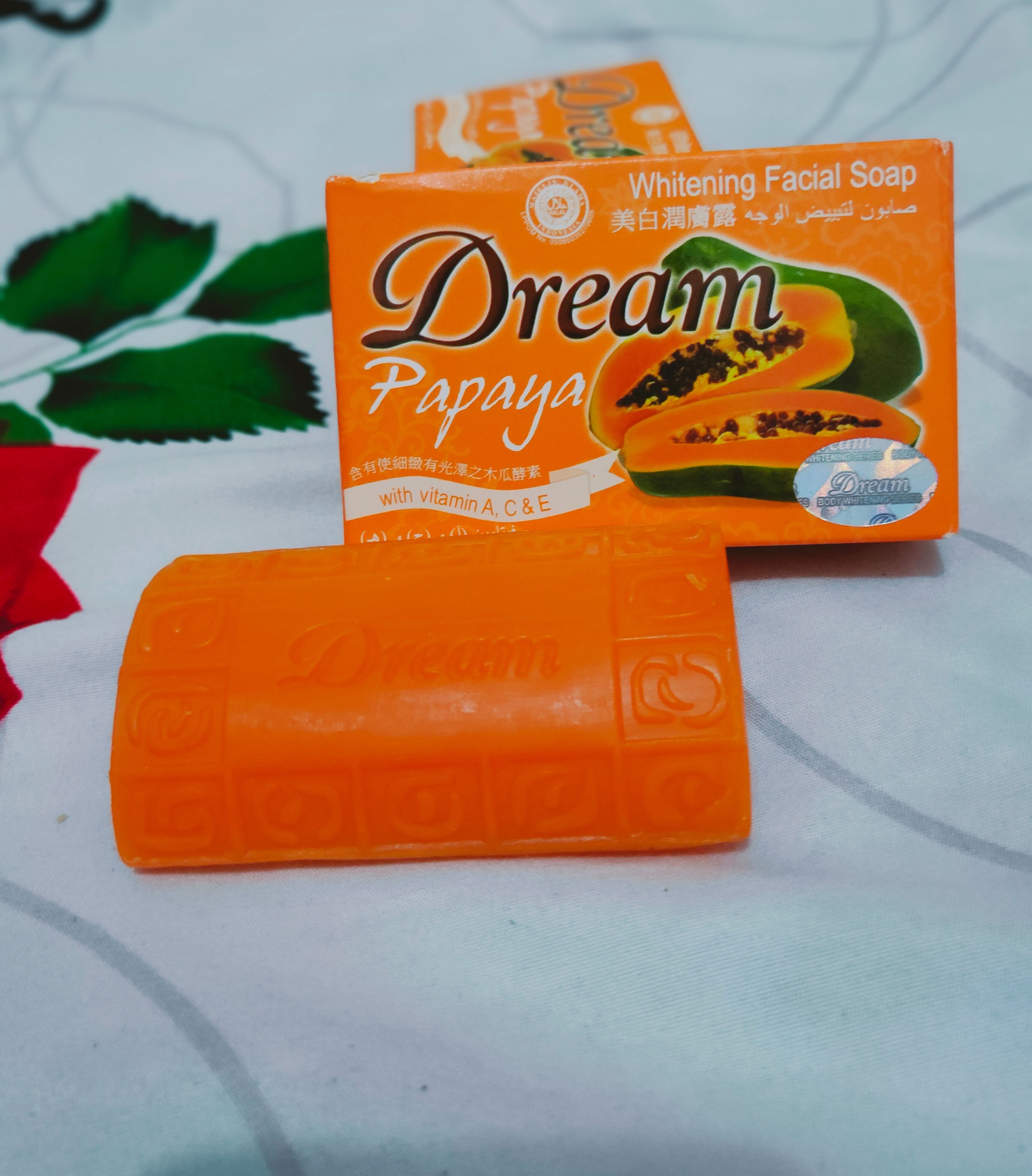 Adelyn Shop Sabun Muka Dream Papaya Whitening Facial Bar Soap Original ...