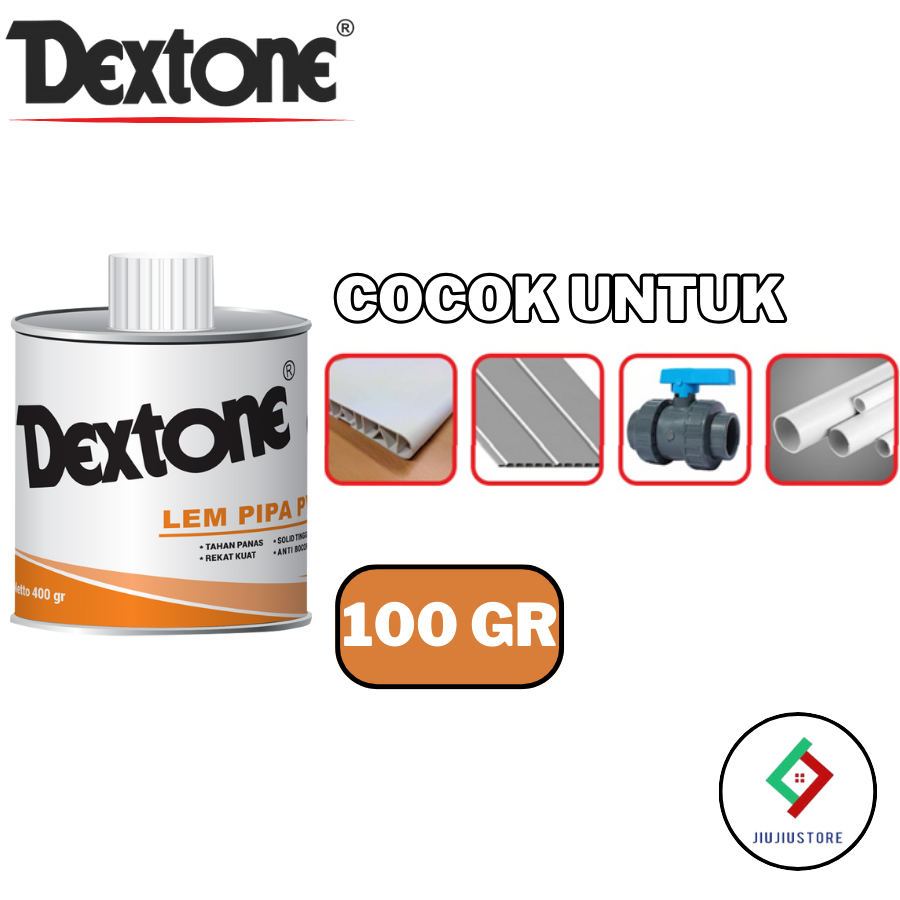 LEM PIPA DEXTONE 100GR LEM PIPA KALENG LEM PIPA PVC DEXTONE KALENG 100 ...