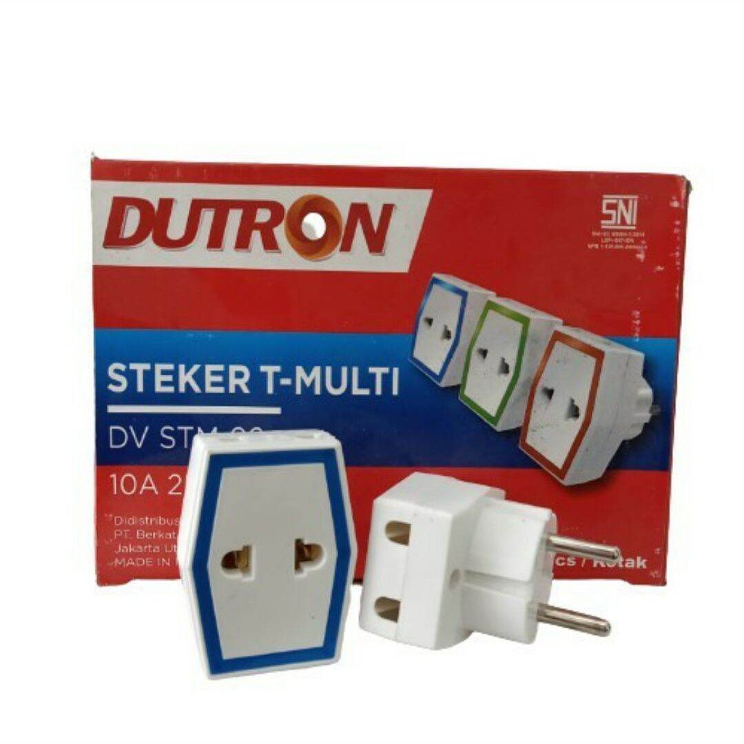 Steker T Multi Warna Dutron SNI DV STM 02 - Colokan Listrik | Lazada ...