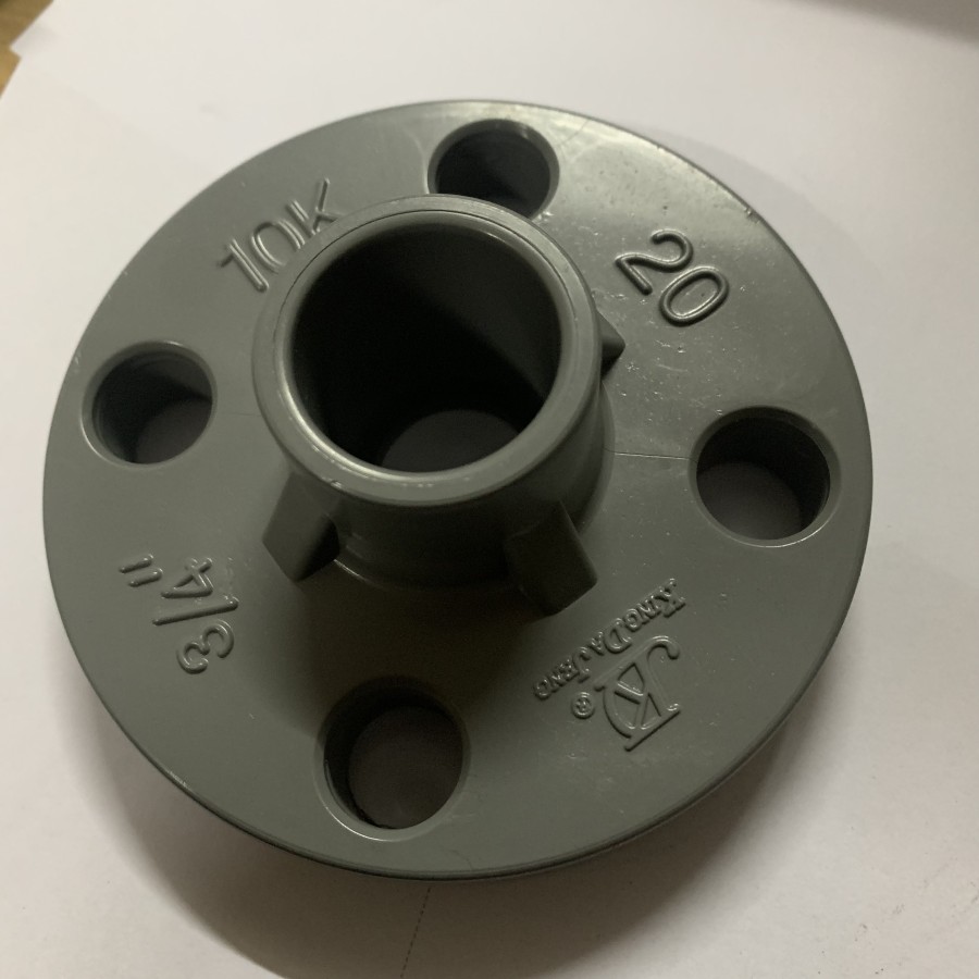 Flange PVC 3/4" Inch KDJ Taiwan Export Quality Tebal JIS 10K | Lazada ...