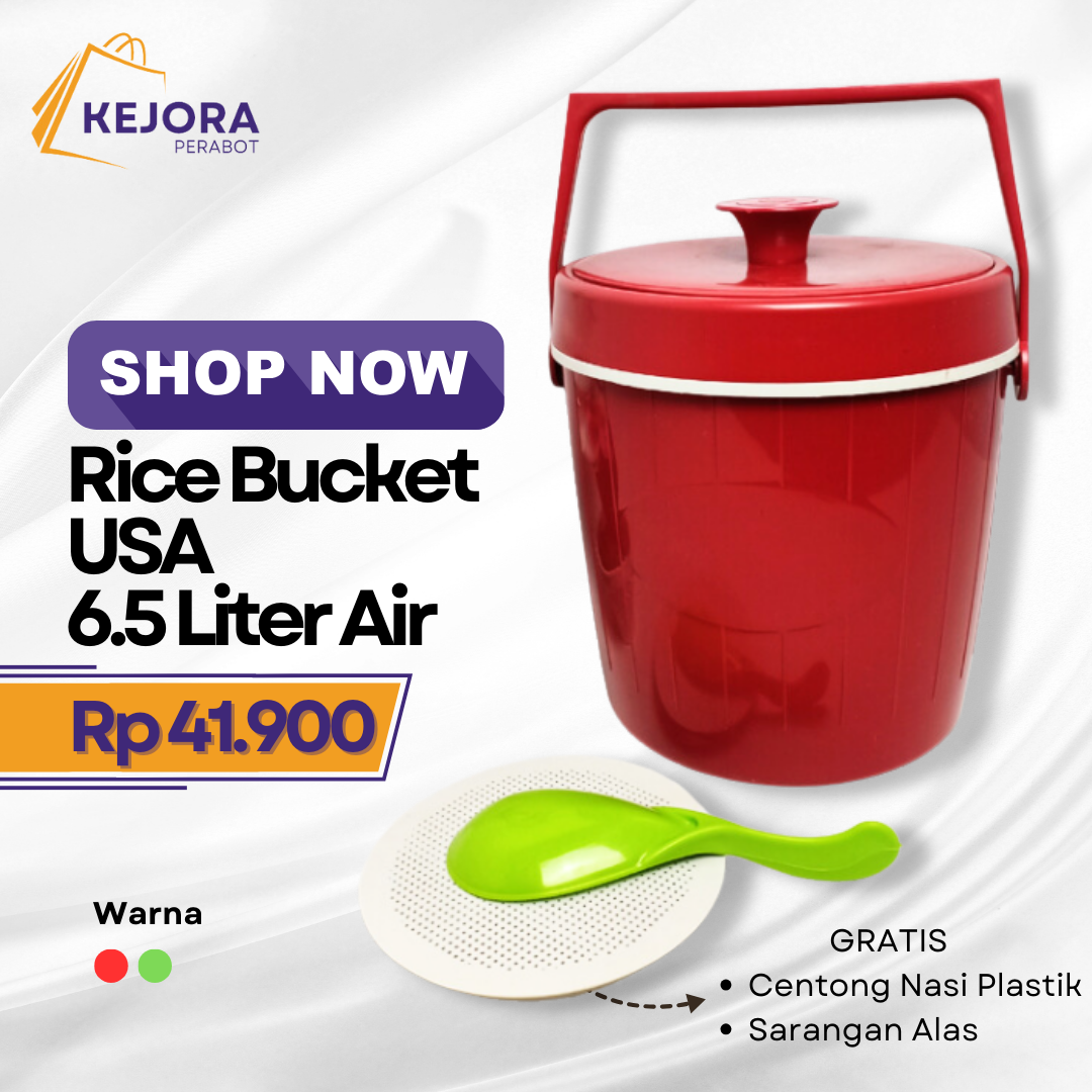 HARGA PROMO !!! RICE BUCKET 8.5 LITER AIR MINI / TERMOS ES / TERMOS ...