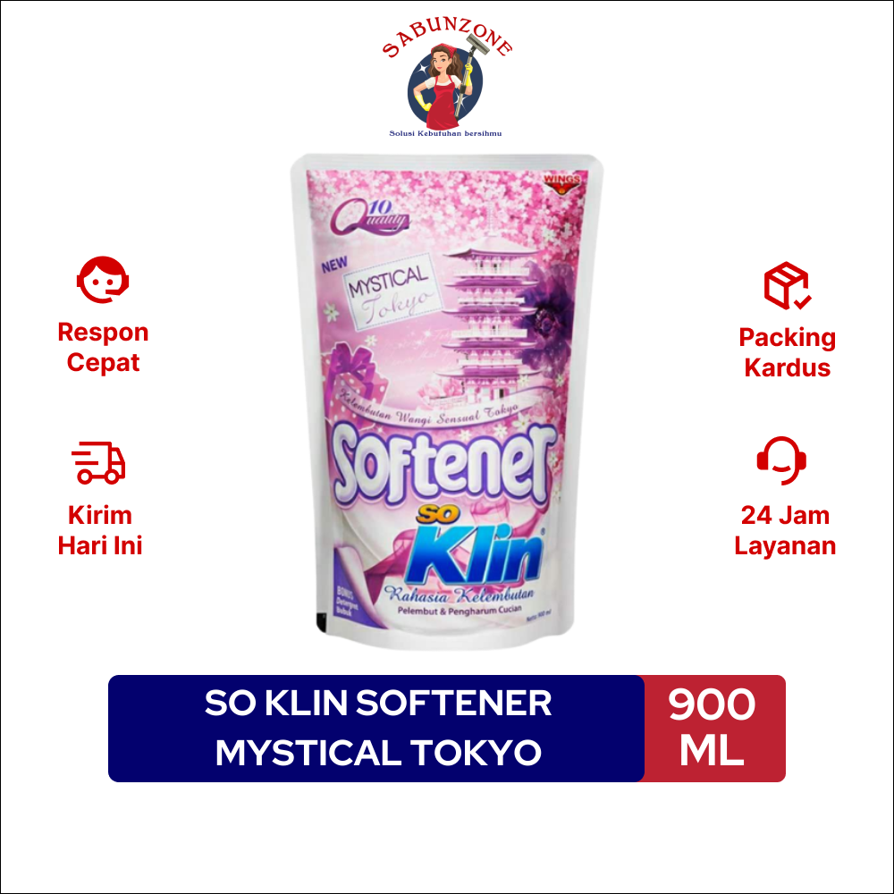 So Klin Softener Mystical Tokyo 900 ml | Lazada Indonesia
