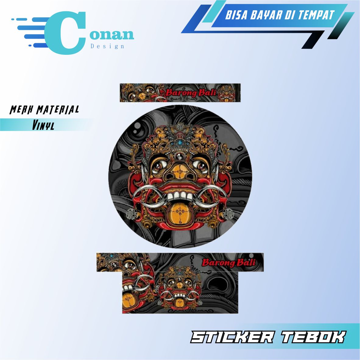 Conan Sticker - Stiker Decal Tebok Kandang Love Bird Naga – Conan ...