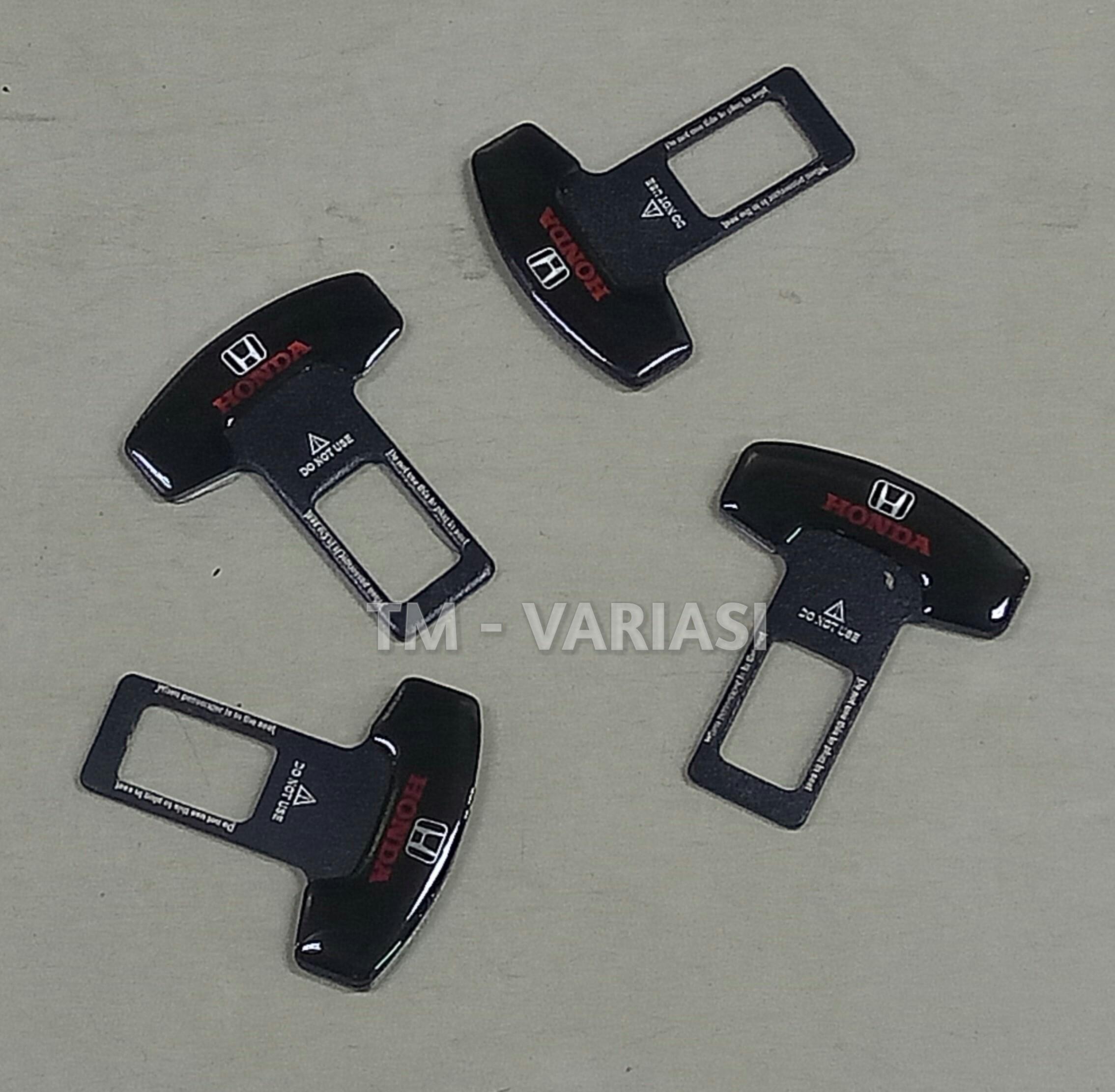 Colokan Seatbelt Safety Belt Buzzer Seat Belt Extention Besi Honda Logo ...