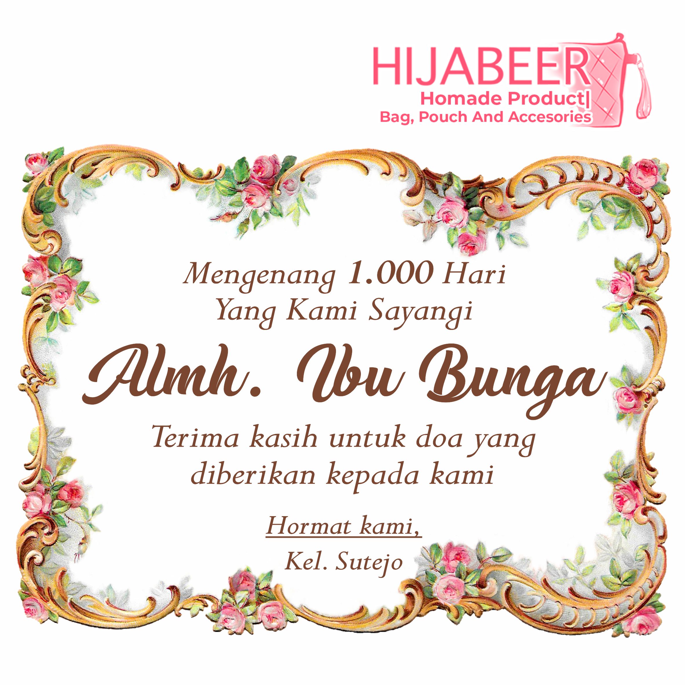 Ucapan Tulisan Print Out Full Color Desain Custom Kertas HVS Putih ...