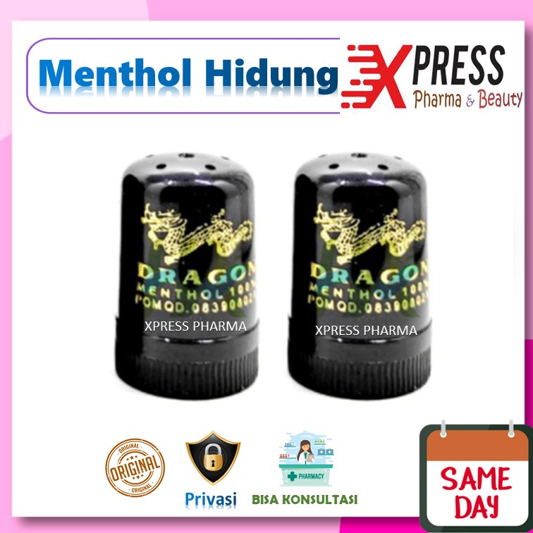 ⚡XPRESS⚡ Menthol Cap Dragon HAP H1 H2 HSB Beruang Vicks Hidung Pilek ...