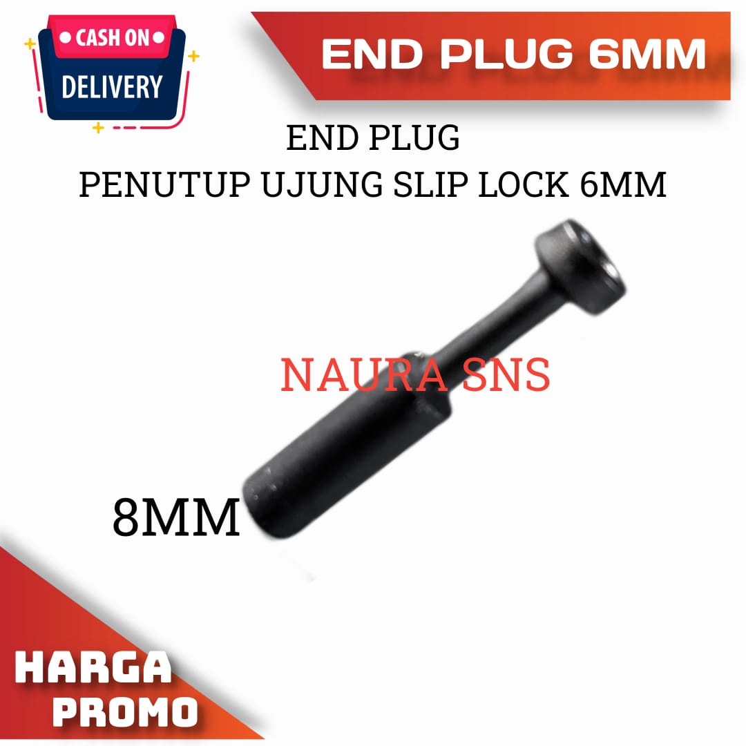 FITTING PNEUMATIC END PLUG 8 MM DOP PENUTUP KONEKTOR SLIP LOCK 8MM ...