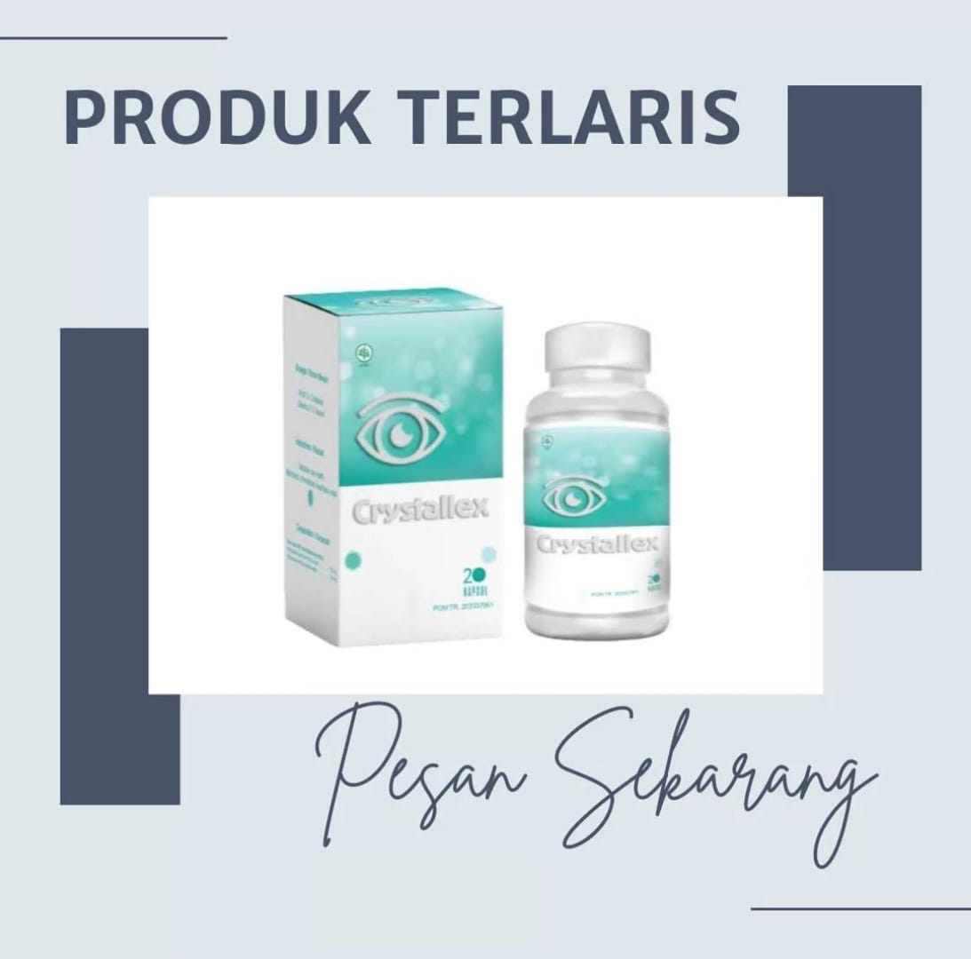 Paket 1Botol Herbal Sehat crystallex asli cristallex original obat mata ...