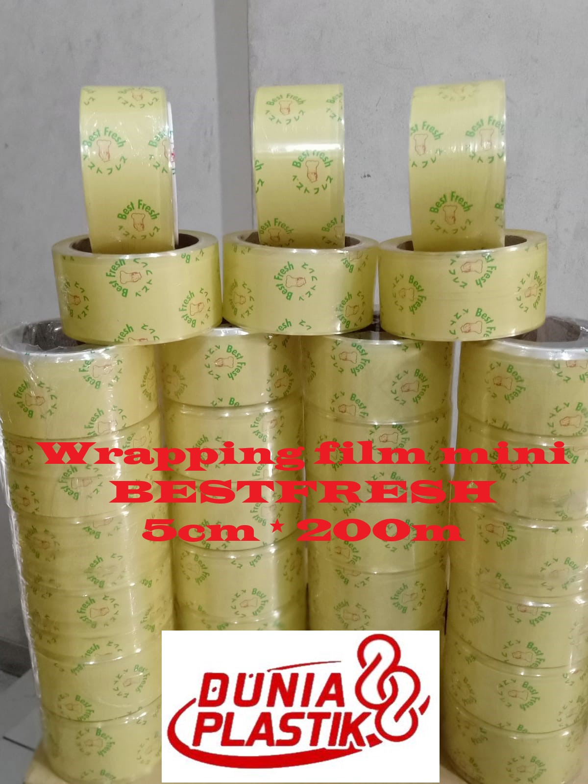 [Premium] BEST FRESH Wrapping MINI 5cm*200m plastik wrap / cling wrap ...