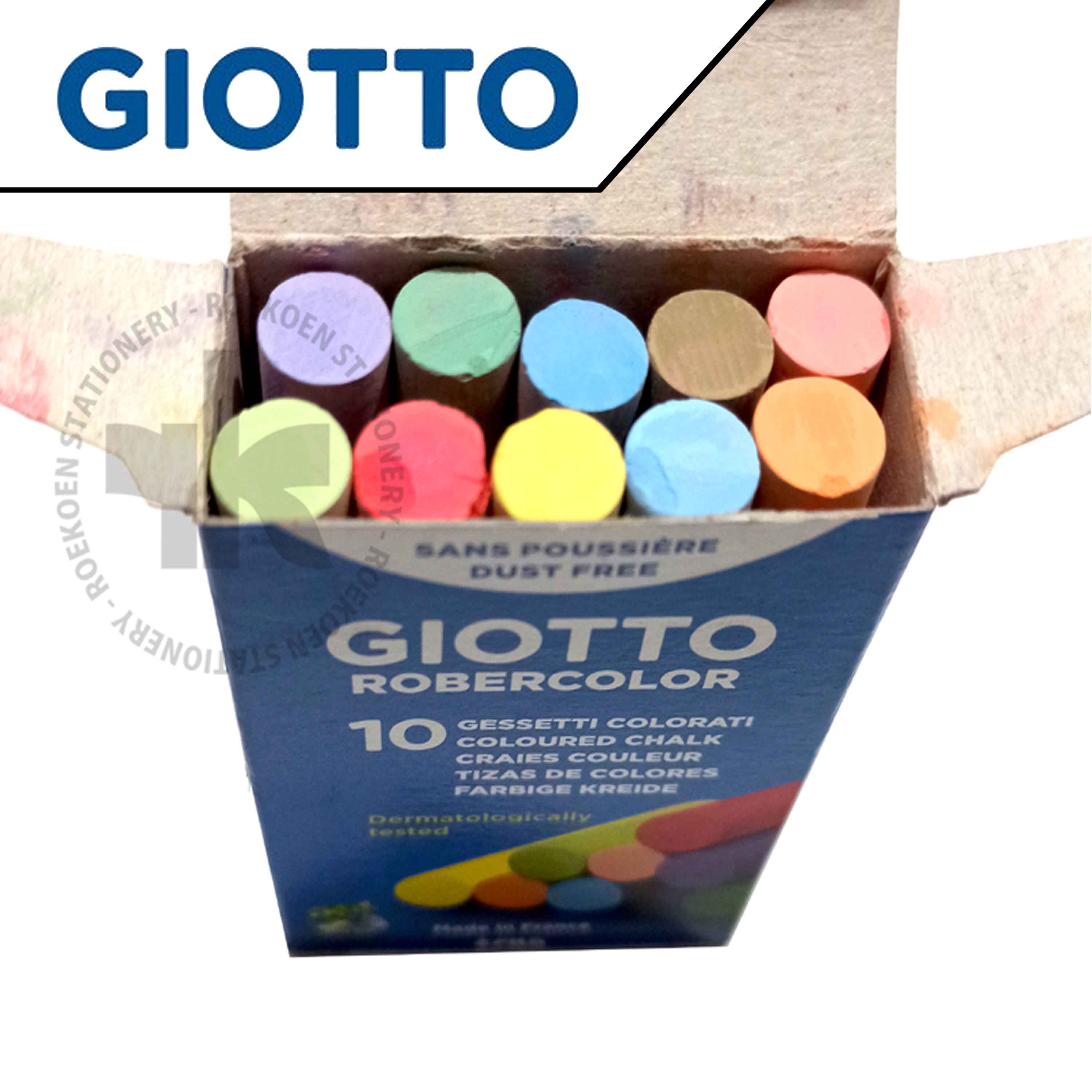 Kapur Set Warna Giotto 10 Warna Blackboard Chalk Giotto | Lazada Indonesia