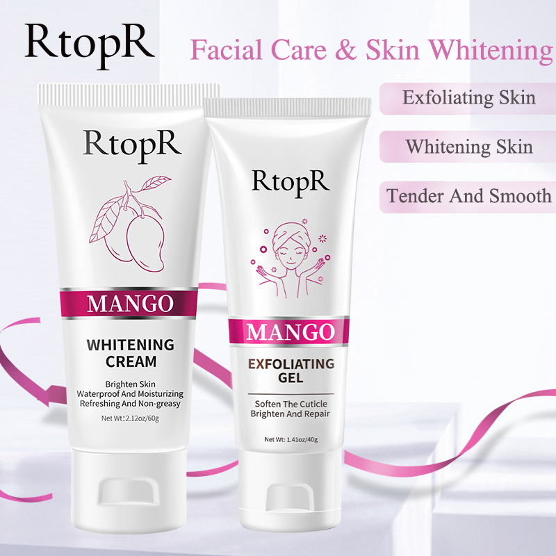 RtopR Glowing Skincare Paket Skincare Exfoliating Cream Whitening ...