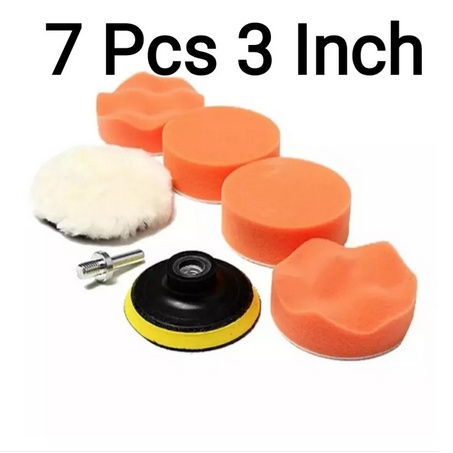 Busa Pad Buff kit 7PCS Backing Pad dan Drill Adapter Poles untuk Mobil ...