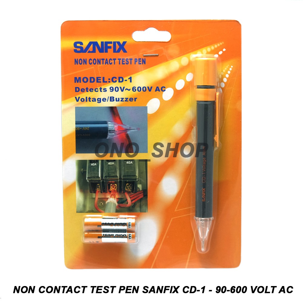Non Contact Test Pen Sanfix CD-1 - 90-600 Volt AC | Lazada Indonesia
