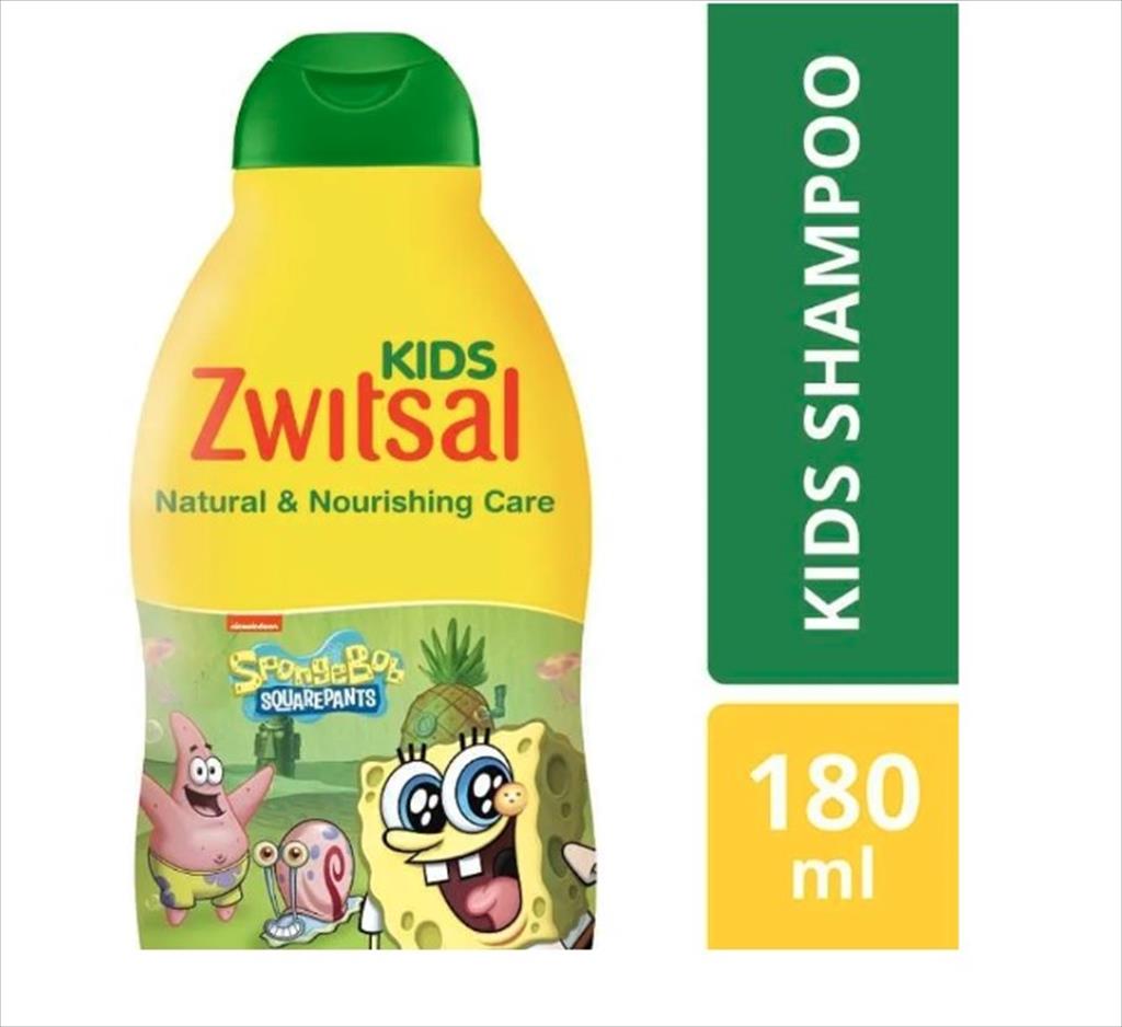 Zwitsal Kids Shampoo Natural & Nourishing Care Spongebob shampoo anak ...
