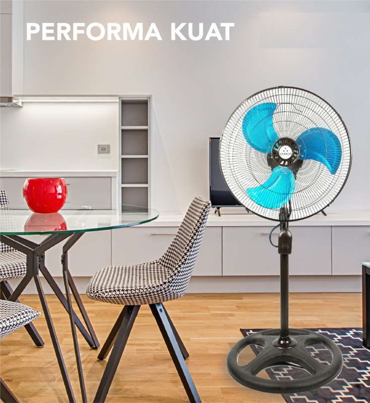 Varian Terbaru Stand Fan SQRS kipas angin besi stand fan TDS-18 Kipas ...