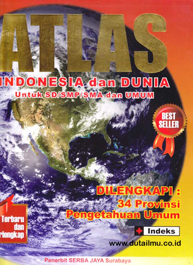 ATLAS INDONESIA & DUNIA SD/SMP/SMA & UMUM (34 PROVINSI+INDEK | Lazada ...