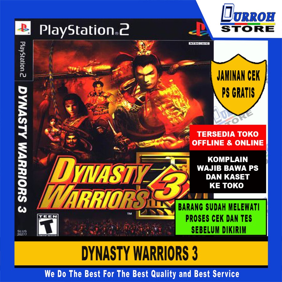 KASET GAME PS 2 Dynasty Warriors 3 | Lazada Indonesia
