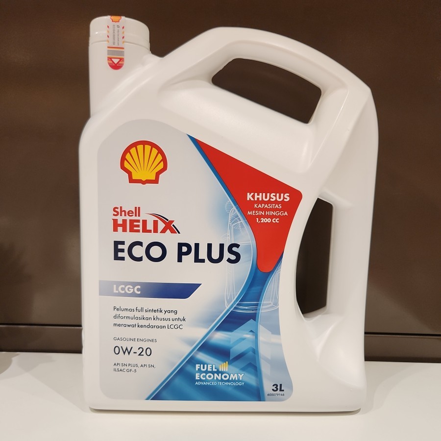 Oli Mobil Shell Helix ECO Plus 0W-20 Galon Isi 3 Liter | Lazada Indonesia