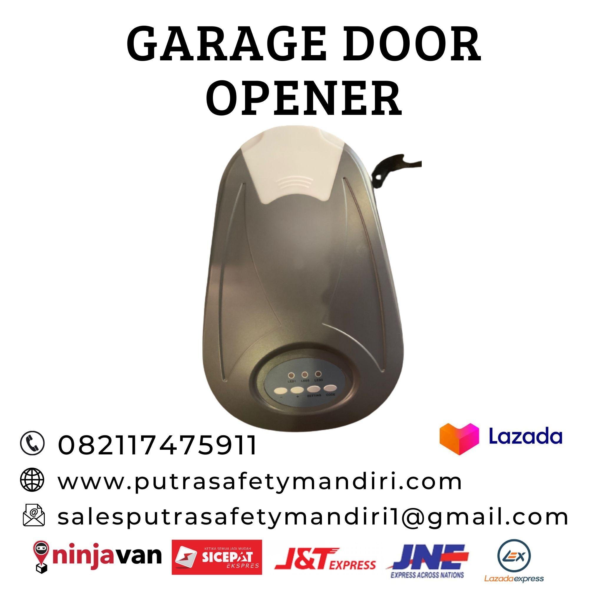 AUTOMATIC GARAGE DOOR MESIN BUKA TUTUP KANOPI GARASI VERTIKAL ...