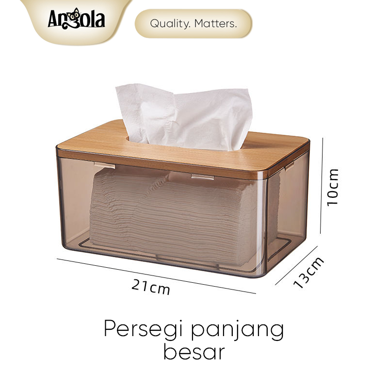 Angola Kotak Tissue D43 Tissue Box Wadah Tisu Tempat Tisu Minimalis ...