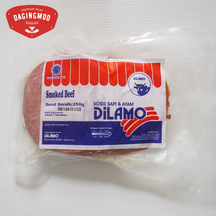 Dilamo Smoke Beef 250gr / Daging Asap / Daging Ham / Dilamo Smoked Beef ...