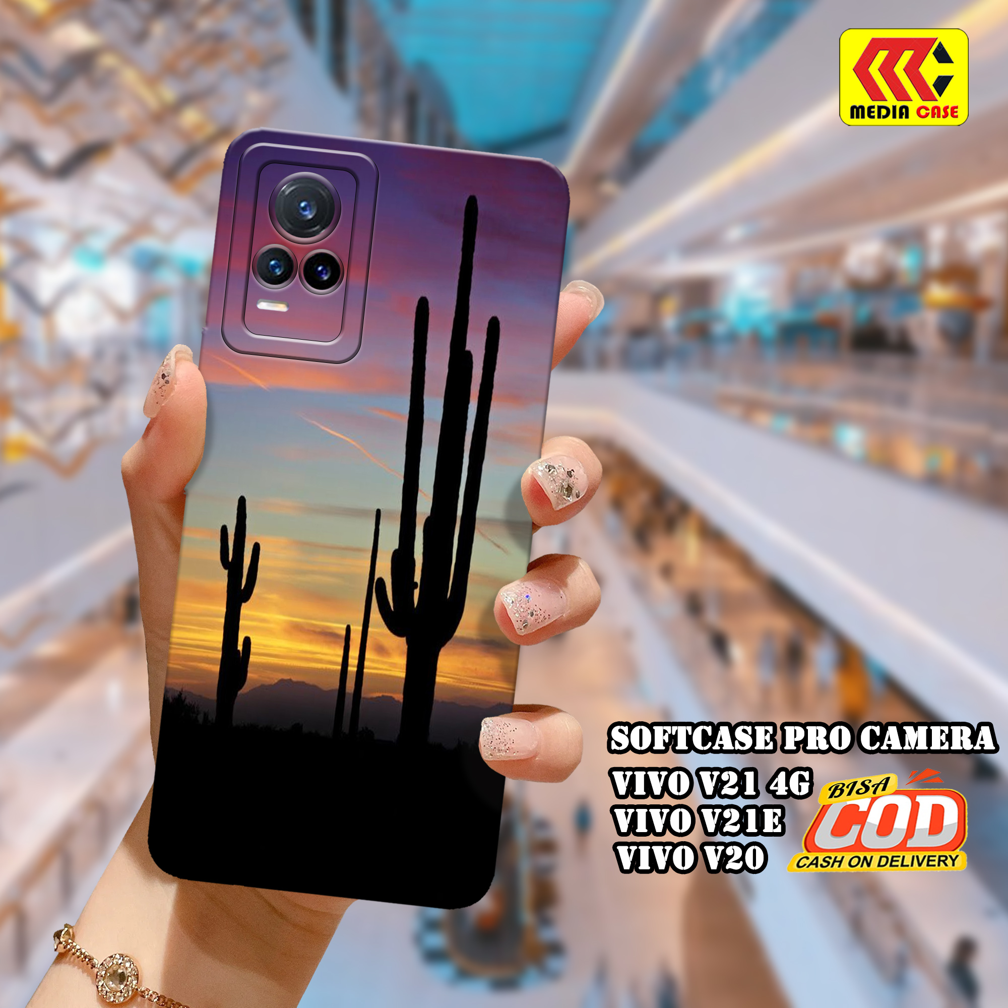 Case Vivo V21E / V21 4G / V20 Terbaru Gambar Pemandangan Casing Silikon ...