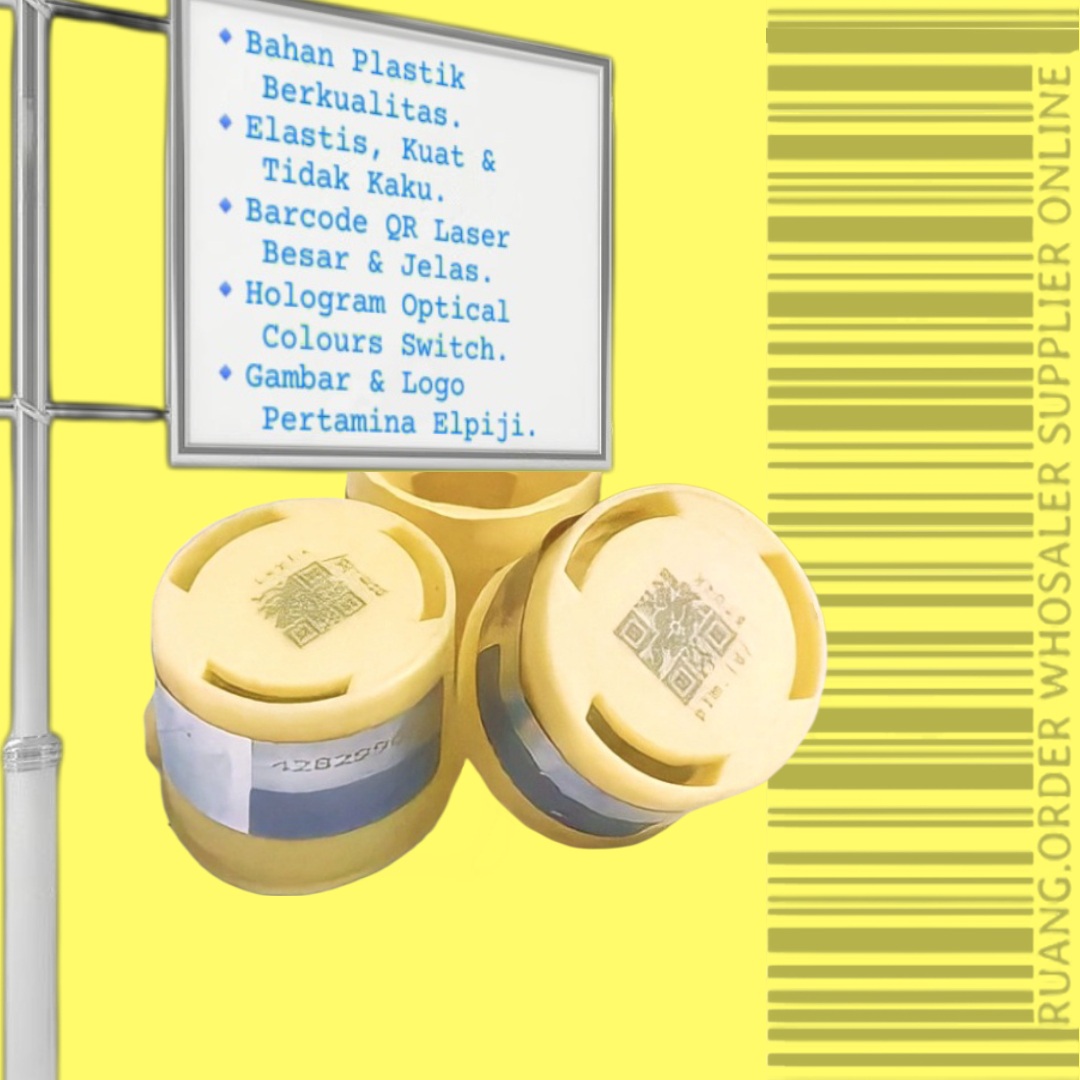 Plastik Tutup Segel Tabung Gas Elpiji 12 kg dan 5 kg Segel Hologram ...