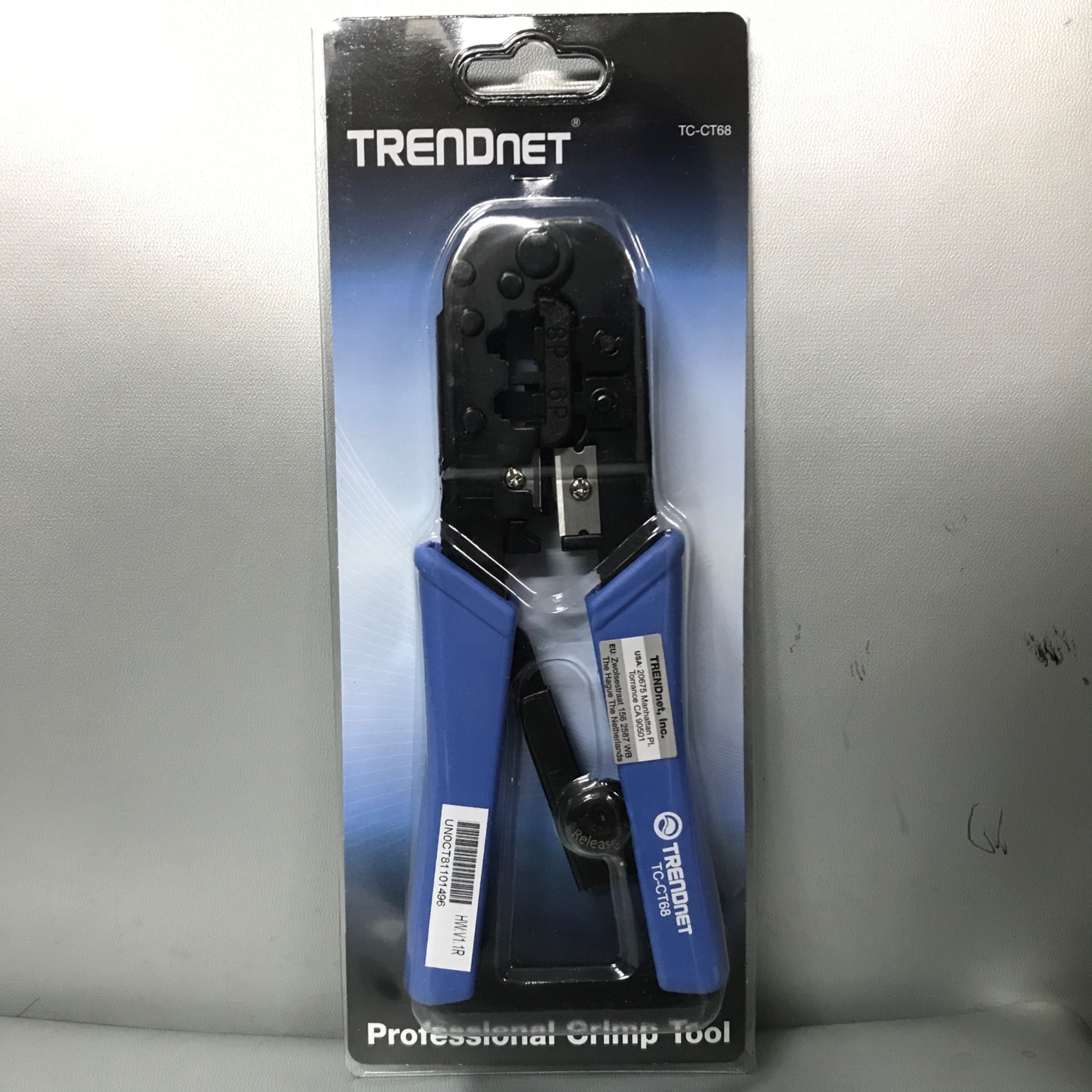 Crimping Tool Trendnet TC-CT68 Tang Professional Crimp Tool RJ11 RJ45 ...