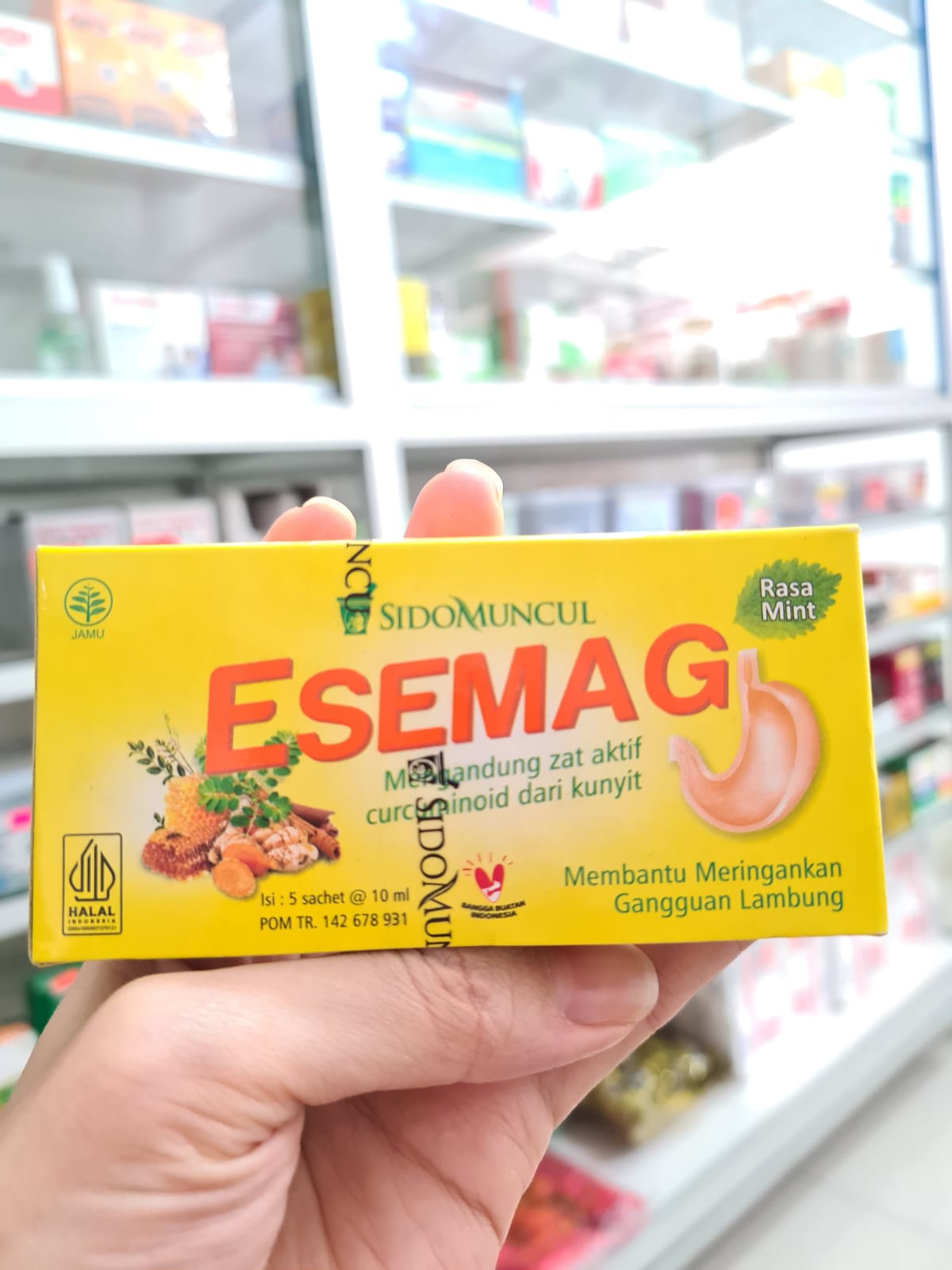 ESEMAG OBAT LAMBUNG HERBAL 1 BOX ISI 5 SACHET SIDOMUNCUL / ESEMAG OBAT ...