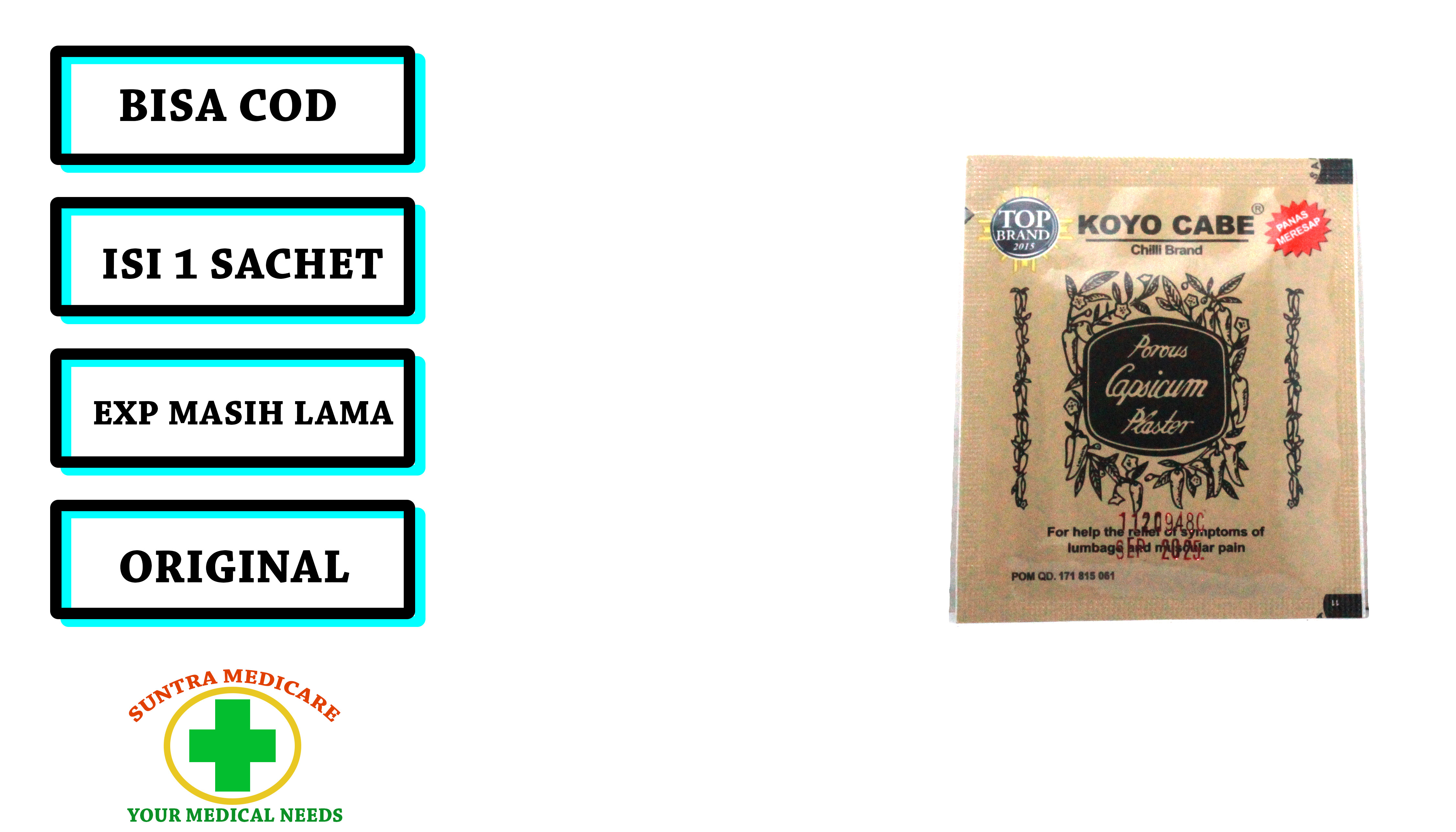 Koyo Cabe Plester Nyeri Otot isi 10 Lembar | Lazada Indonesia